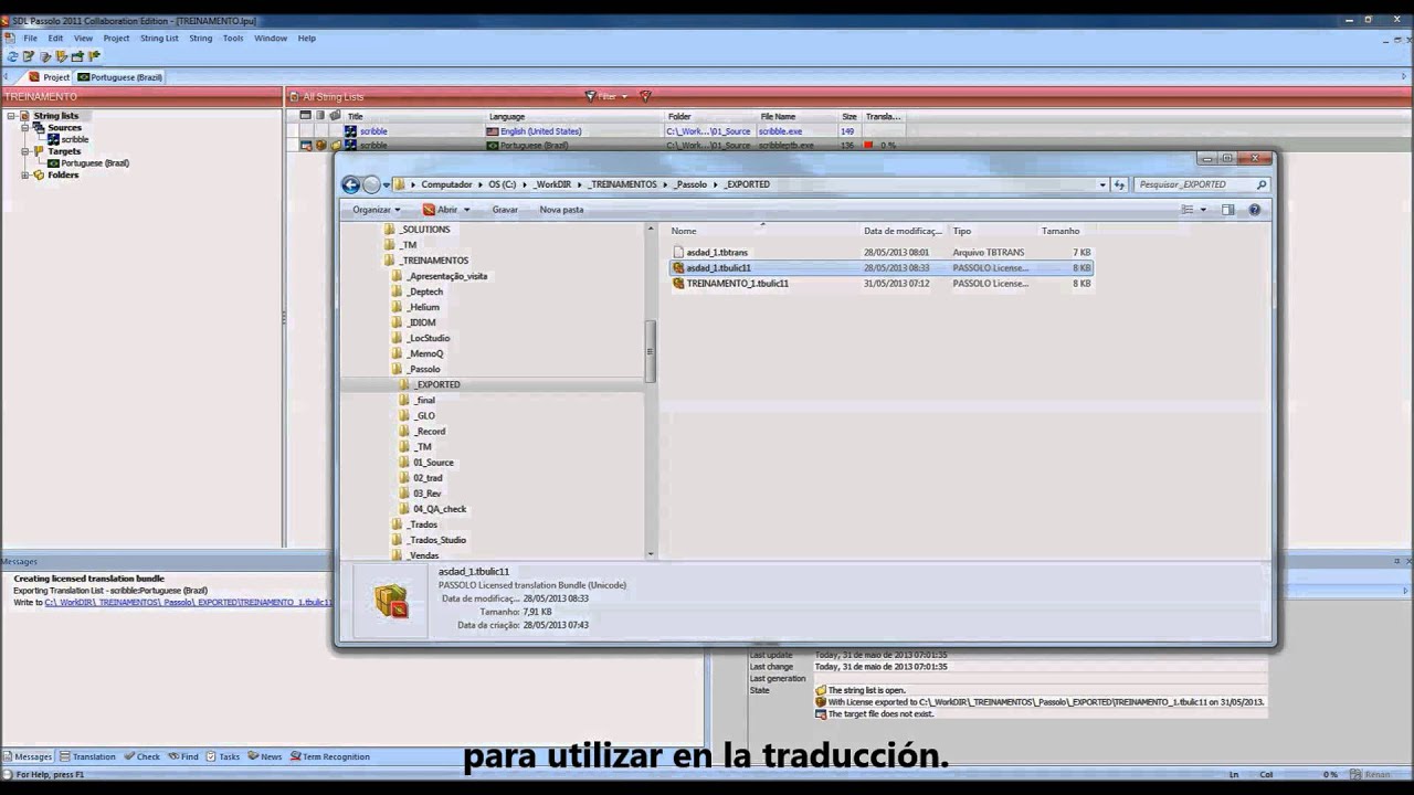 Aprenda a usar la herramienta de traducción SDL Passolo (Español) - YouTube