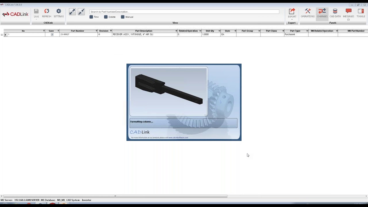 CADLink for Inventor - M1 Demo Video - YouTube