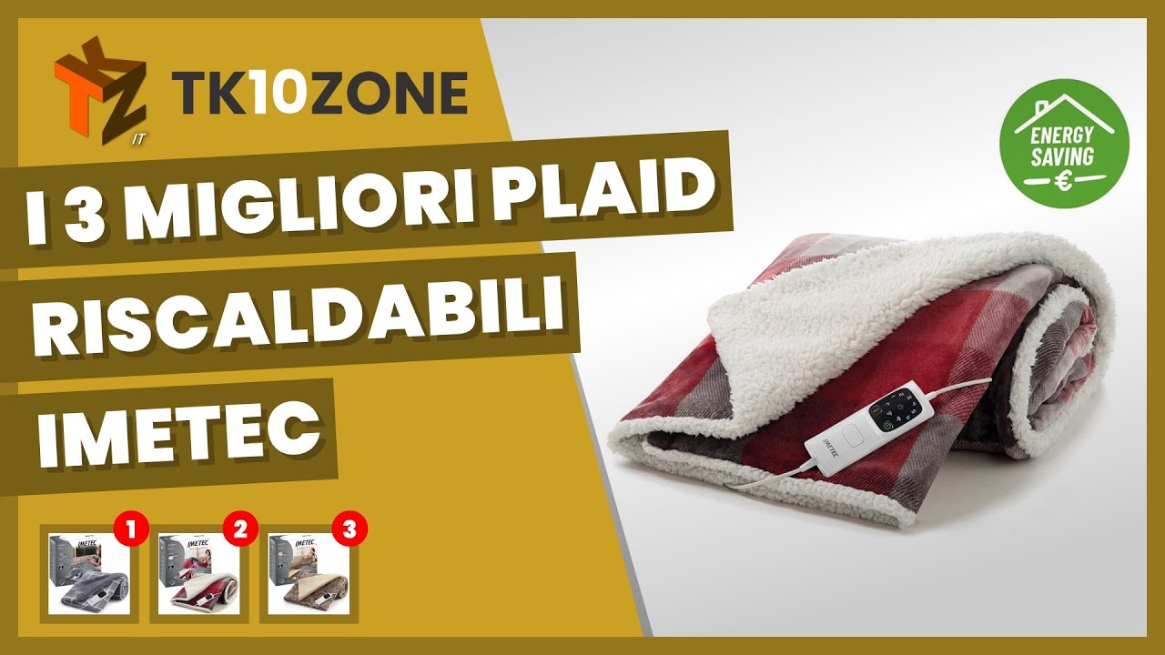 I 3 migliori plaid riscaldabili Imetec per un caldo relax - YouTube