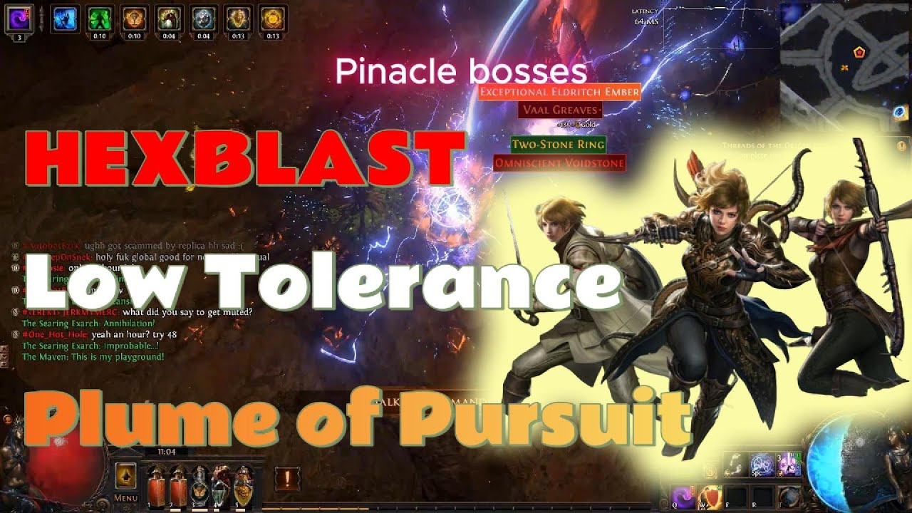 Poe 3.26 - Hexblast poison. ft Plume of Pursuit build update | 1.5 ...