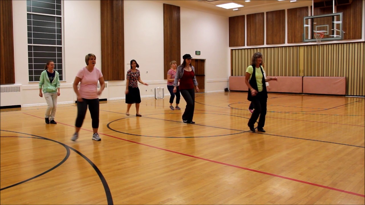 Monster Mash Line Dance - by Karrie Stang - YouTube