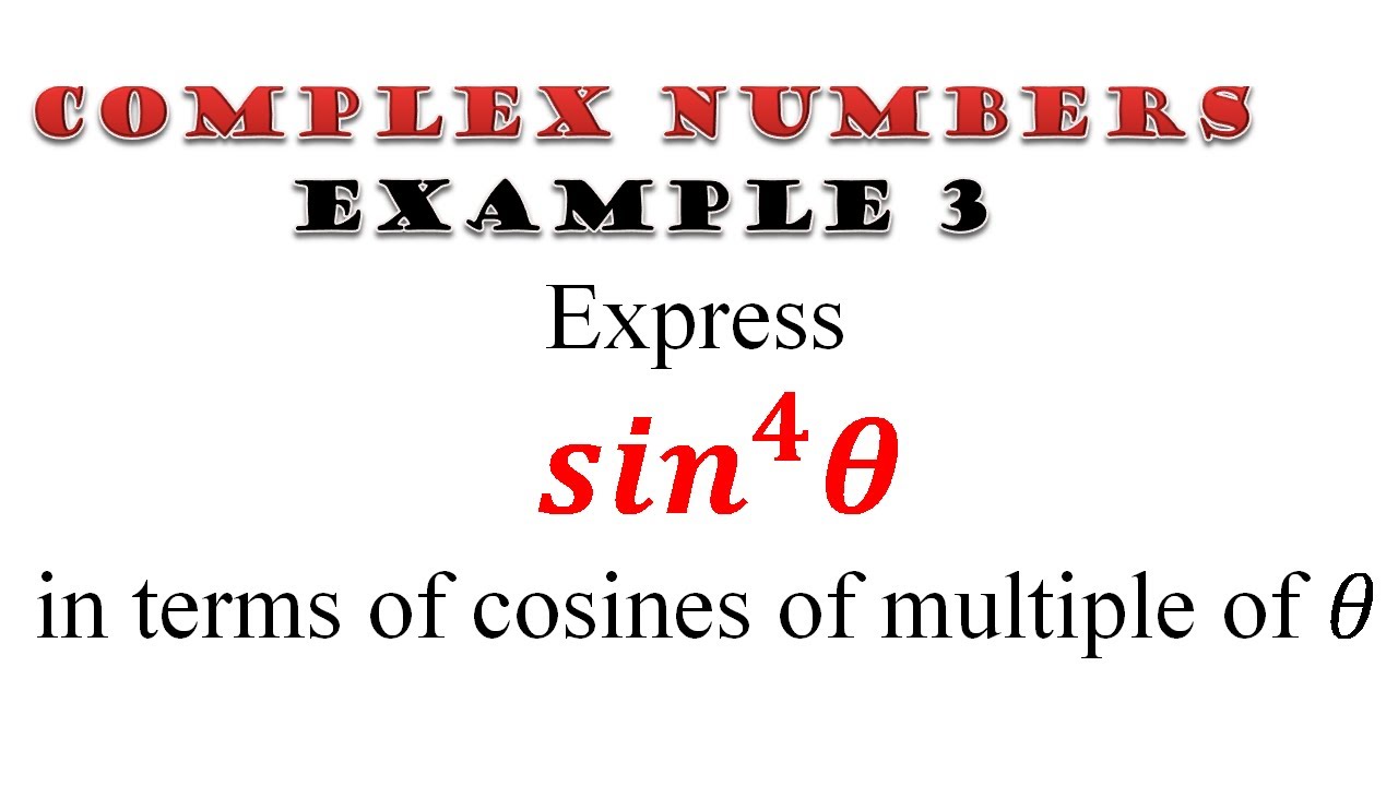 Using De Moivre's Theorem to Expand Trigonometric Sine Function - YouTube