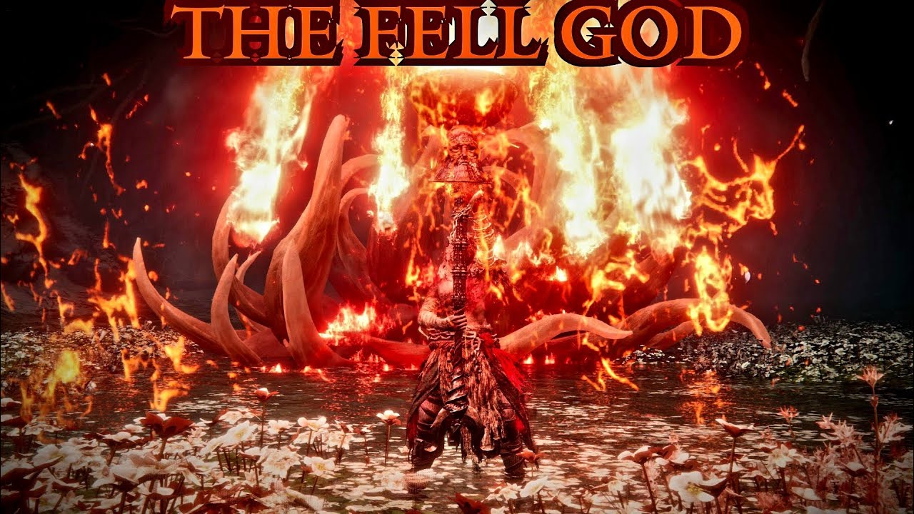 Elden Ring - The Fell God vs Malenia (Fire Power Build) - YouTube