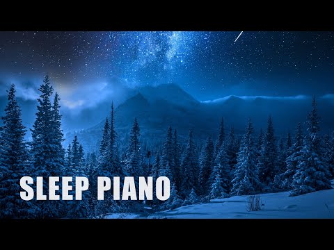 12 Hours of Relaxing Piano Music for Sleeping - Sleep Music, Winter Photos, Stress Relief (Sara)