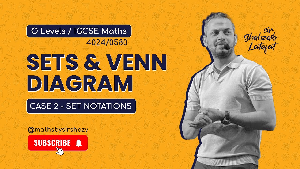 O Level / IGCSE Math - Sets & Venn Diagrams [Case 2 - Set Notations ...