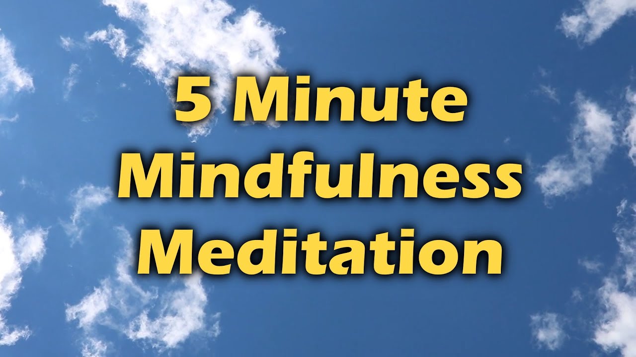 5 Minute Mindfulness Meditation for Beginners - YouTube