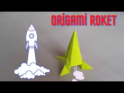 Origami Roket Nasıl Yapılır? / Origami Okulu
