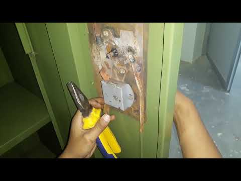 how to repair /mend key lock for office steel cupboard? - अफिस दराजकाे ...
