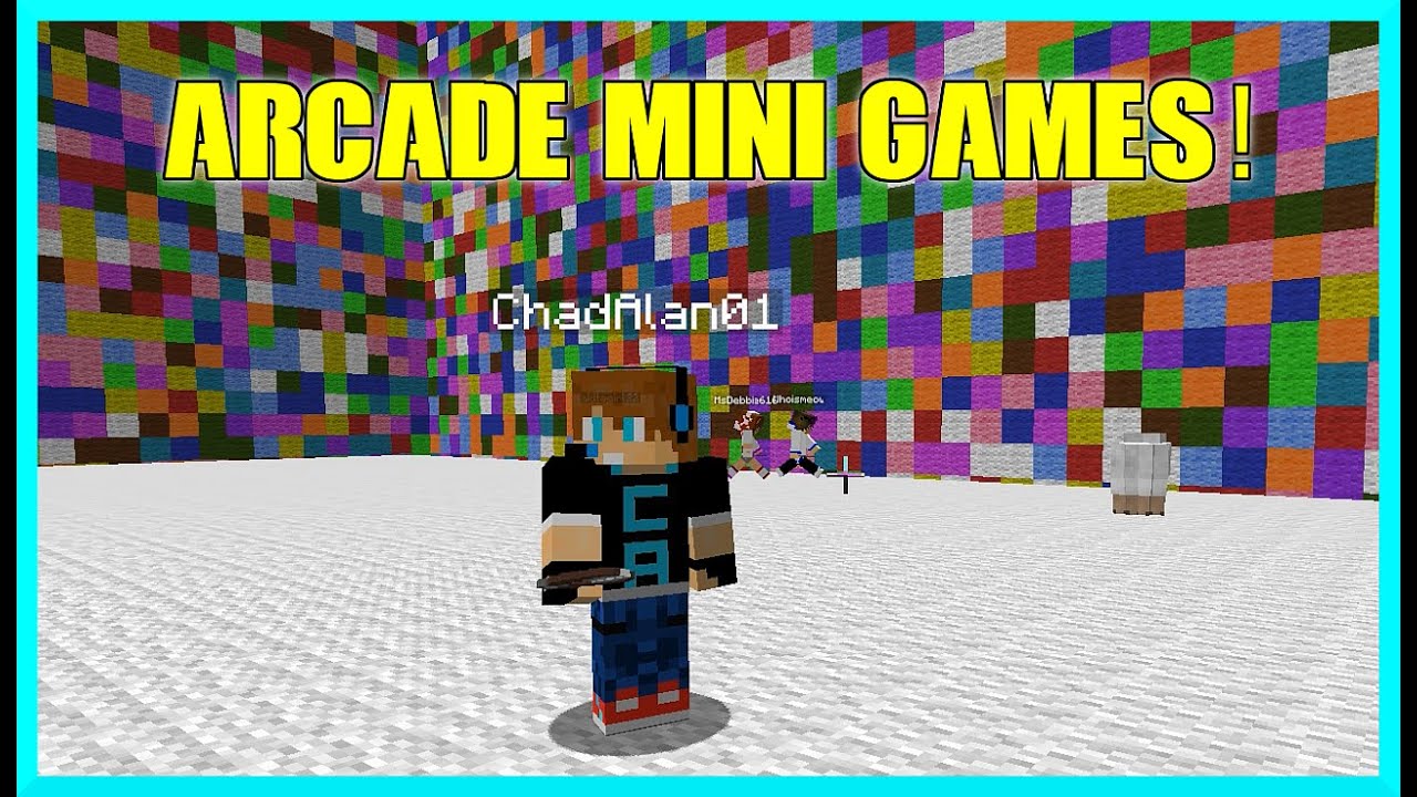 Minecraft - Jason Noob Master and Pro Gamer Chad Alan Play Arcade Mini ...
