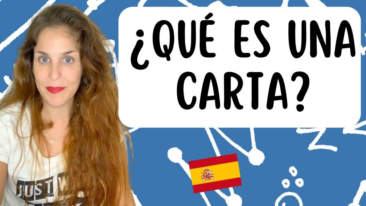 La «CARTA» en español | ¿Qué es? Significado y Definición - Clase de ...