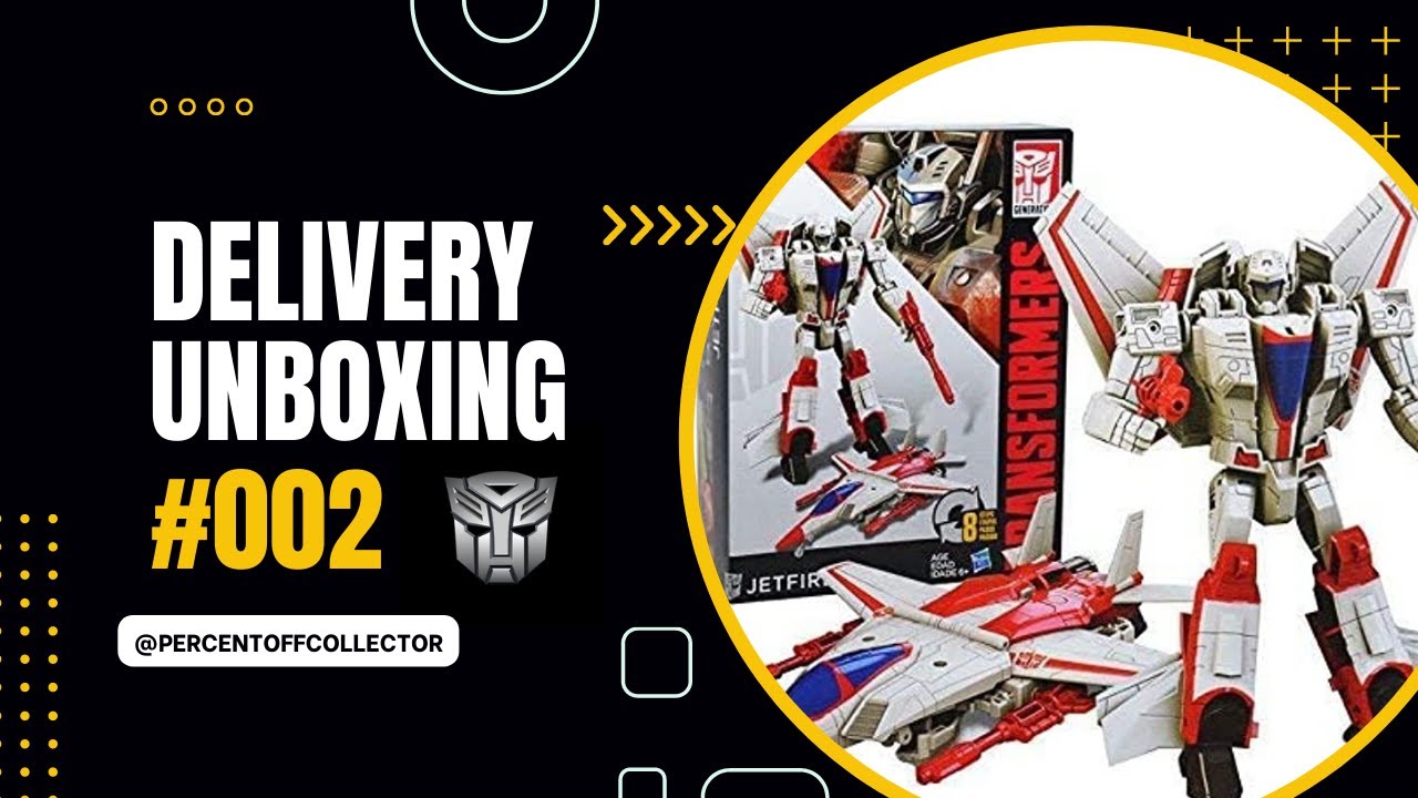 Transformers Generations Cyber Battalion Series Jetfire Unboxing ...