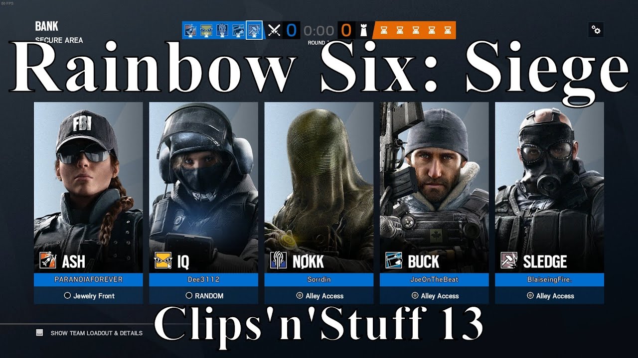 Rainbow 6: Siege Clips'n'Stuff 13 - YouTube