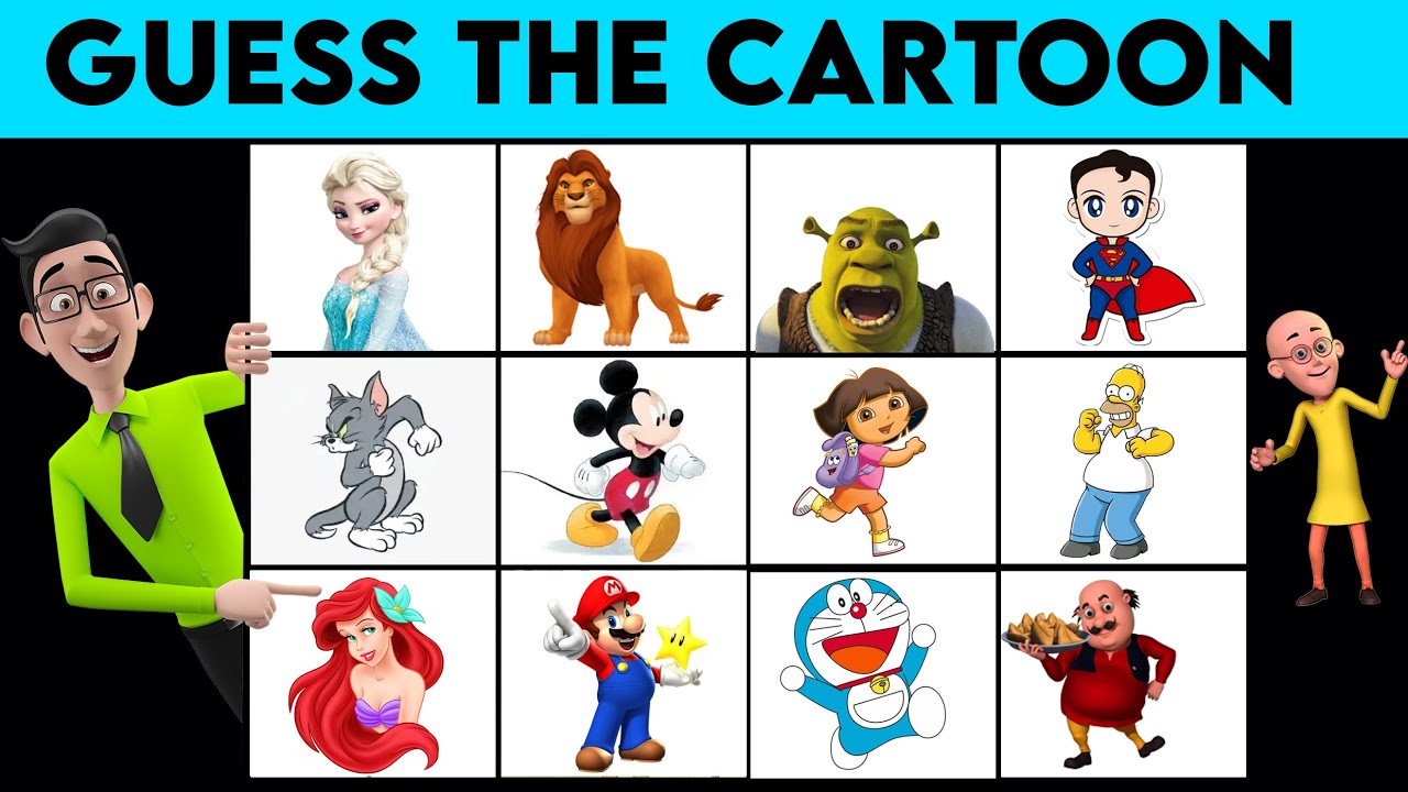 Guess The Cartoon Series / Character By Photo - Cartoon Quiz - Kid ...