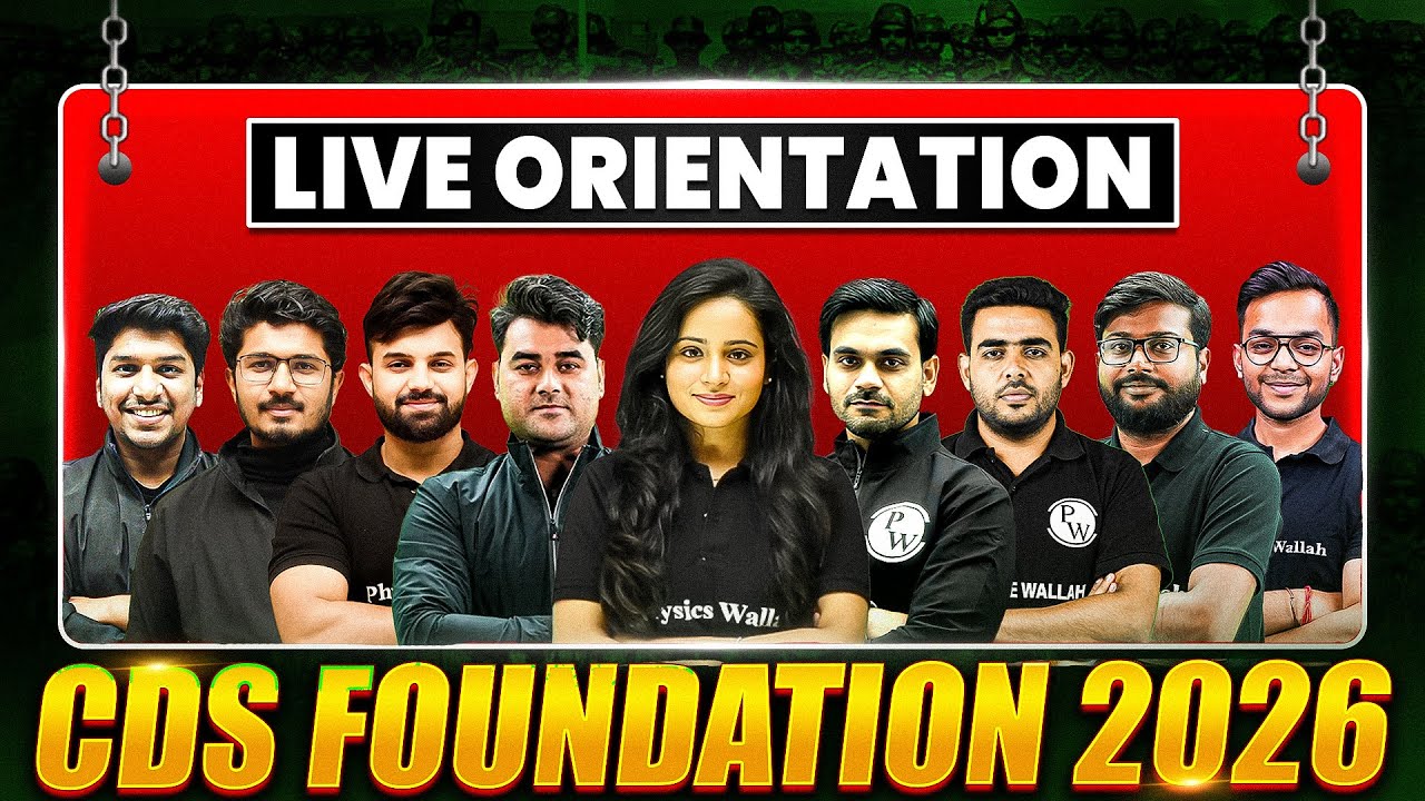 CDS Foundation 2026 | The Most Awaited Orientation for CDS Aspirants is Finally Here! 🚀🤩 - YouTube