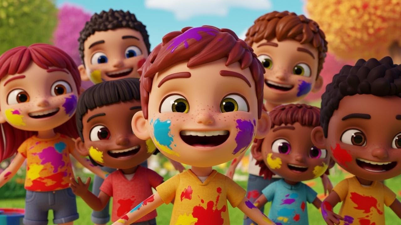 I Love the Colors of the World Fun Children's So - YouTube