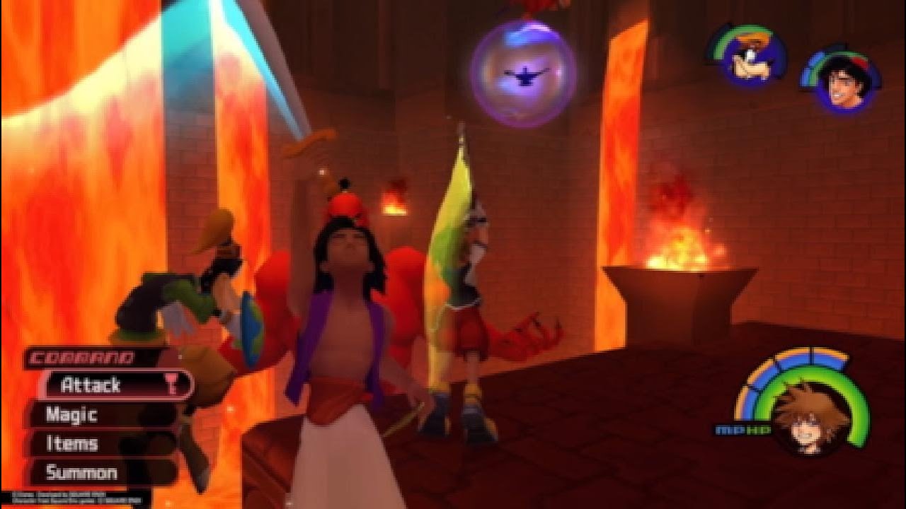 Kingdom Hearts: Jafar Genie Boss (PROUD Mode) - YouTube