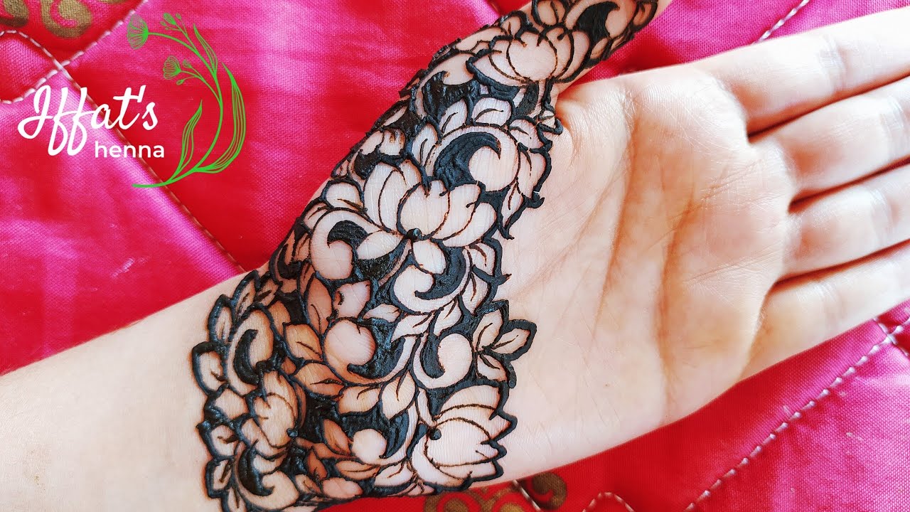 Lotus henna design 2021 || lotus henna design by @thouseens henna ...