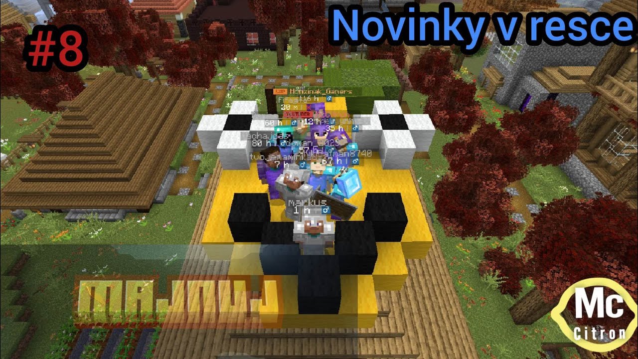 Minecraft Majnuj @McCitron V naší resce novinky (#8) - YouTube