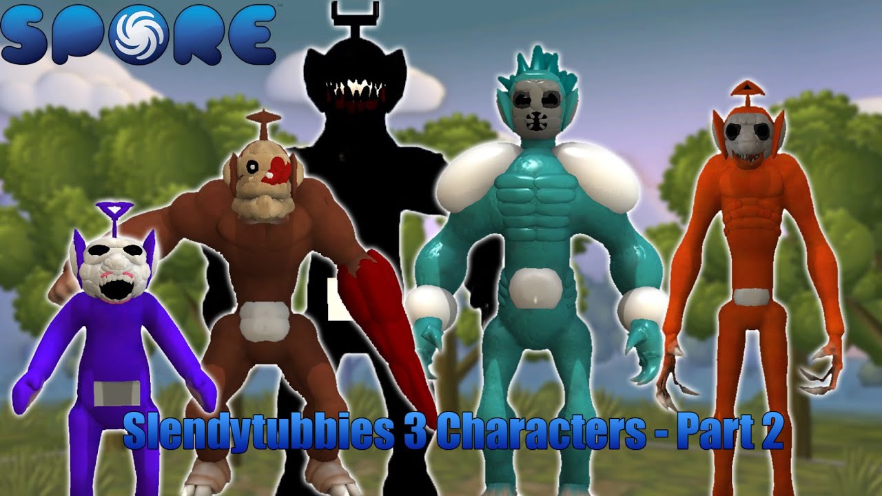 I Made Every Single Slendytubbies Character In Spore! - Part 2 - YouTube