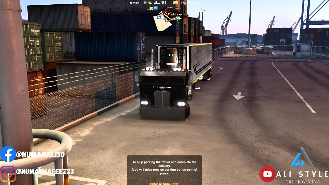 American truck Simulator (v1.46) Peterbilt Cabover Custom 352/362 ...