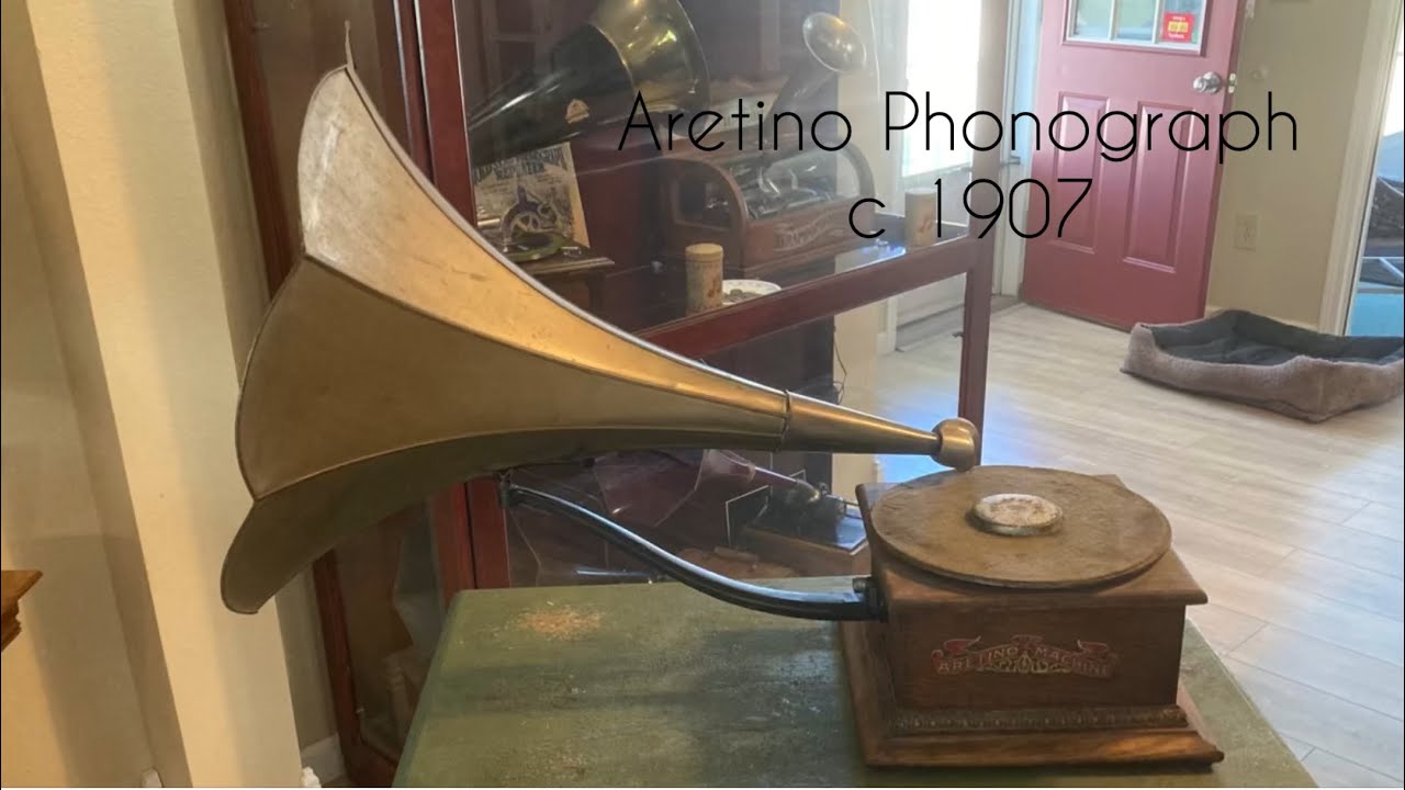 Aretino Phonograph c 1907 Playing An Original Record - YouTube