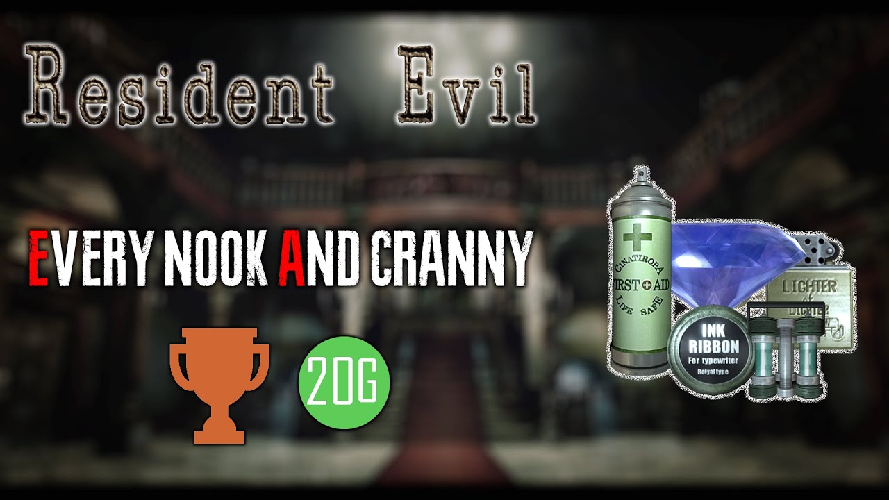 Resident Evil - Every Nook and Cranny Trophy/Achievement Guide - YouTube
