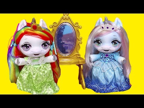Unicorn Dolls Dress Up as Princesses | Pretend Play