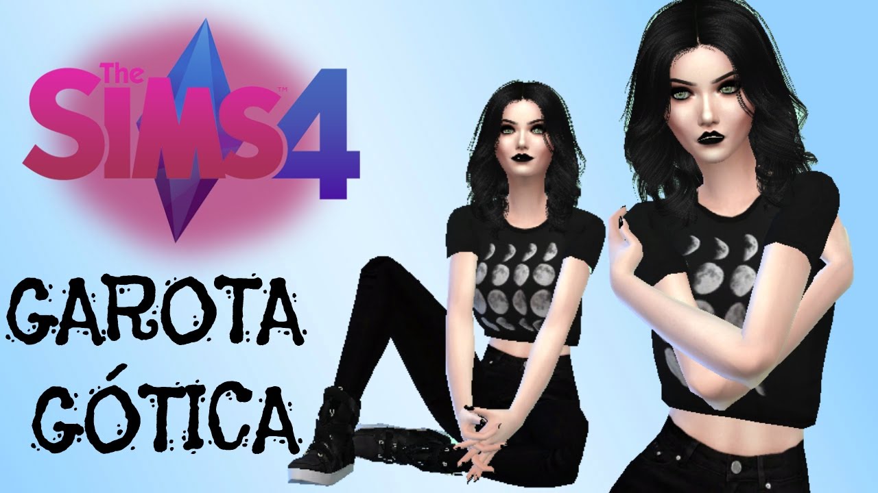 The Sims 4 | Criando Uma Garota Gótica | TS4 CAS GOTH GIRL - YouTube