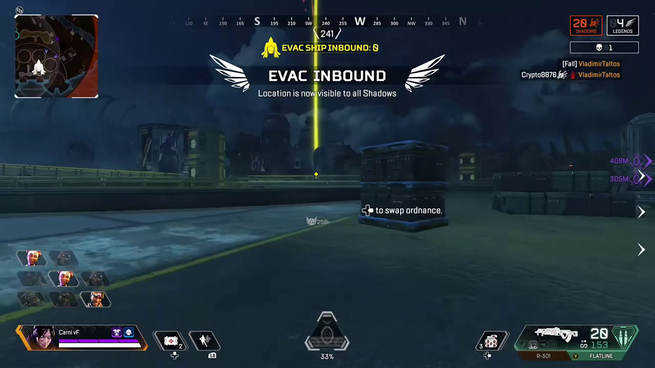 How I got on the evacuation ship solo APEX LEGENDS - YouTube