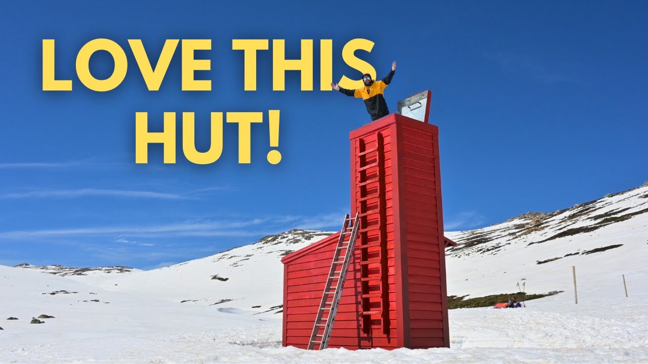 INCREDIBLE SURVIVAL HUT! Snowshoeing to the 2 Highest Huts in Oz ...