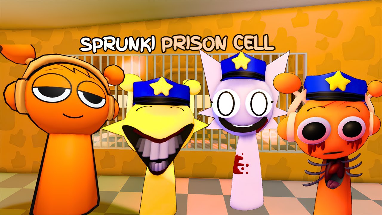 PEACH SPRUNKI Vs SPRUNKI FAMILY TEAM in BARRY'S PRISON RUN! New GAME # ...