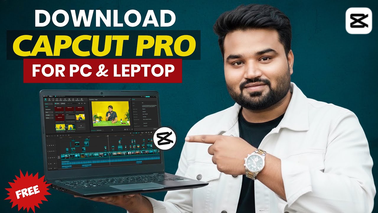 How to Install Capcut Pro on PC FREE | Pc Me Capcut Kaise Download Kare ...