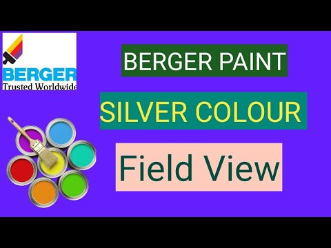 Berger paint silver colour. Field performance. - YouTube