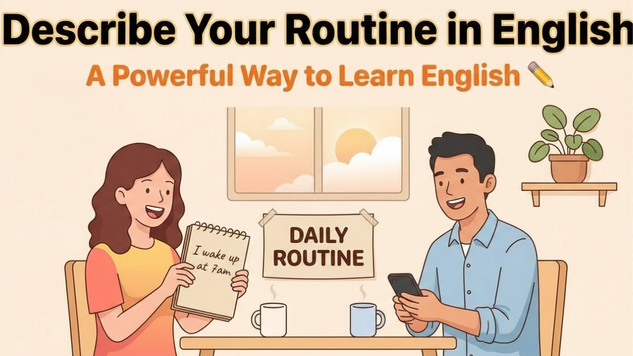 How to Describe Your Daily Routine in English | Learn English Naturally ...