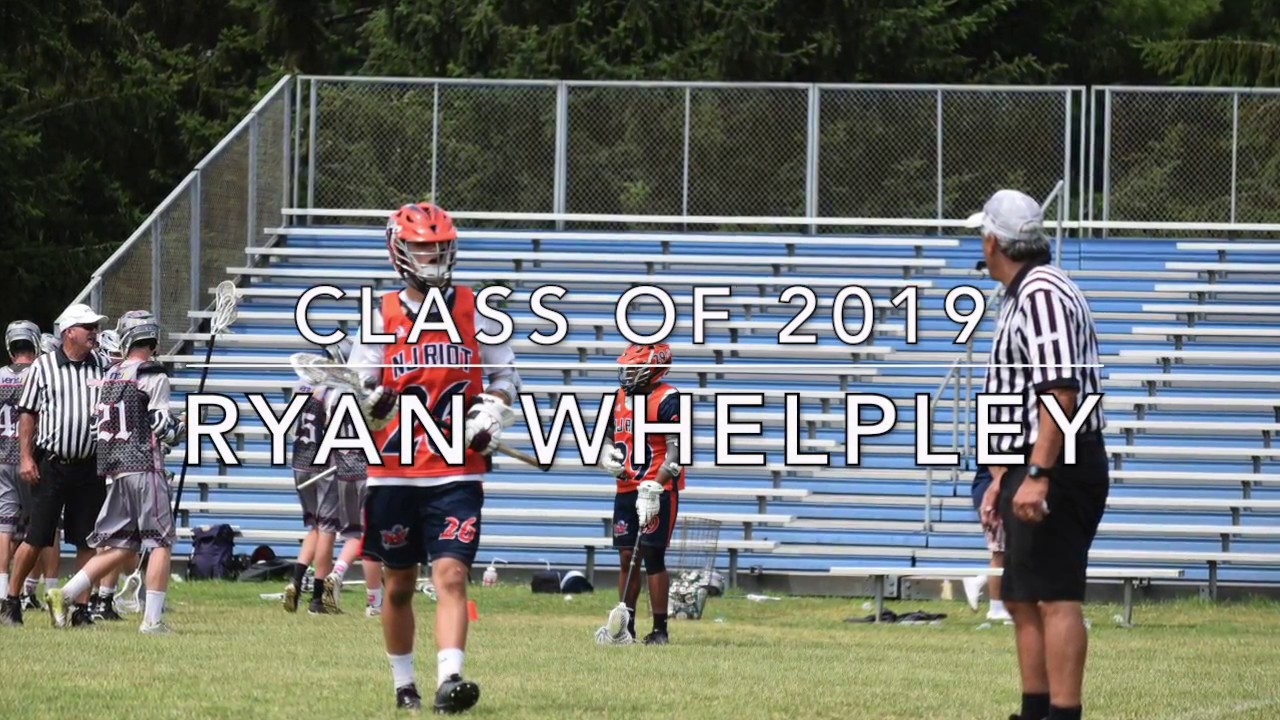 Ryan Whelpley NJ Riot Lacrosse Summer Highlights Class of 2019 (Wagner ...