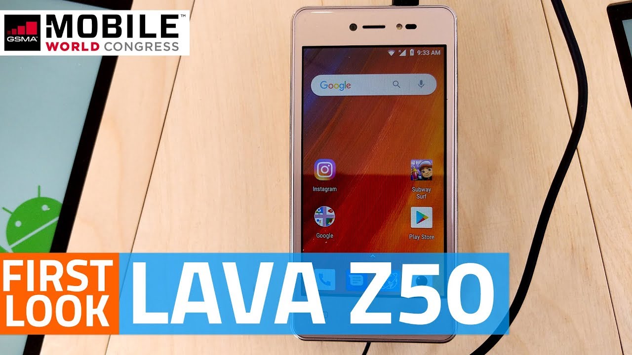 Lava Z50 Android Go Smartphone First Look | Camera, Features, and More ...
