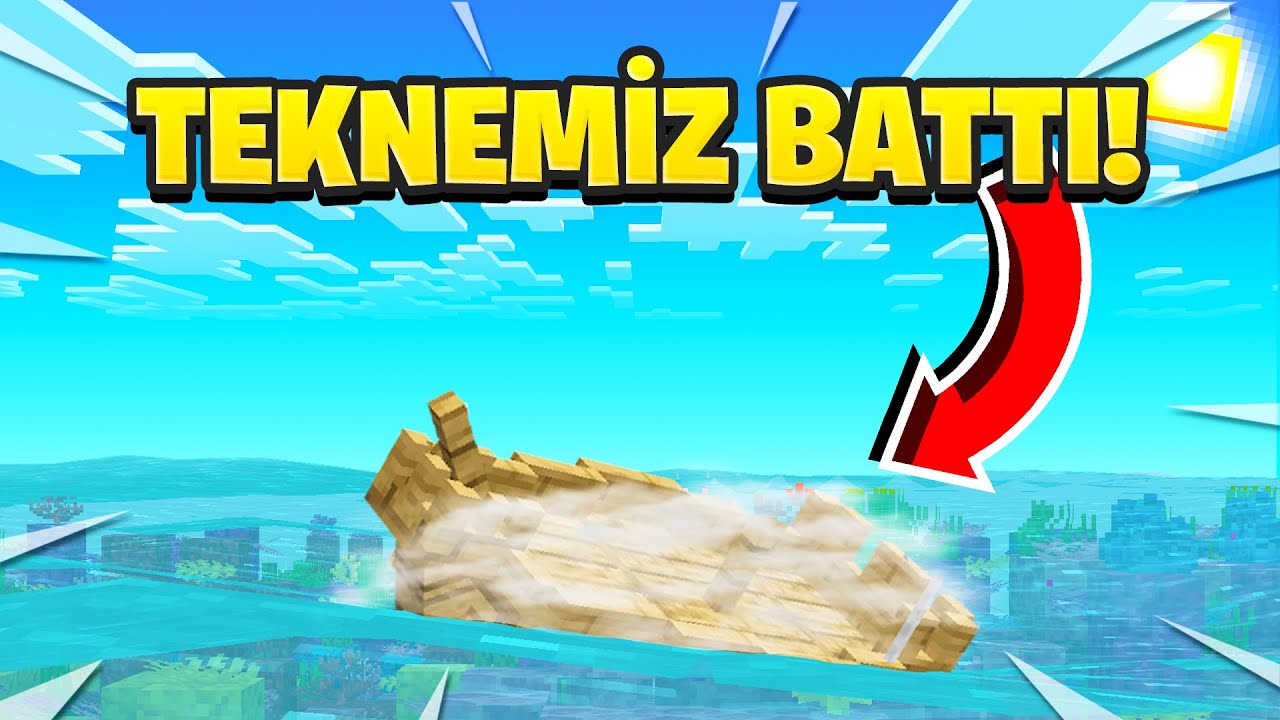 TEKNEMİZ ISSIZ ADADA BATTI! - Minecraft - YouTube