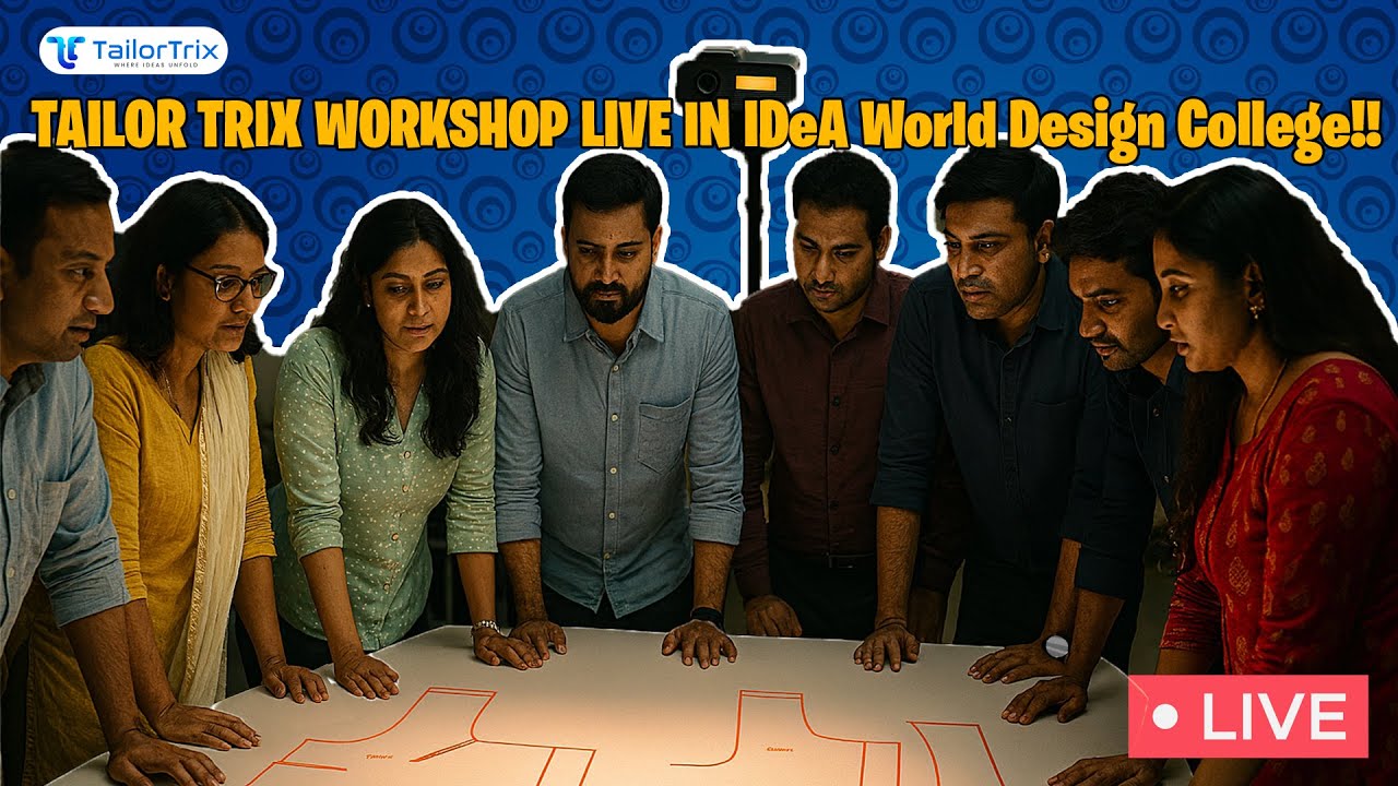 Future of Fashion Design: Live Workshop at IDeA World Design College | tailortrix Live - YouTube