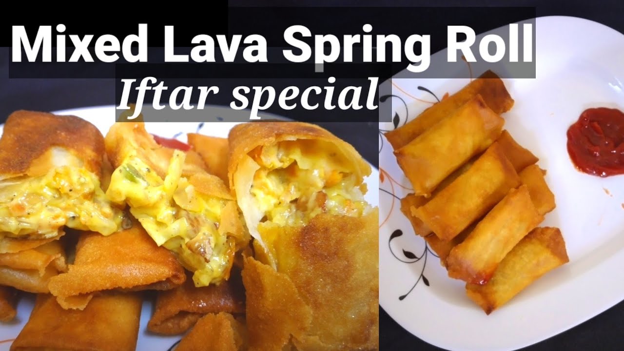 Mixed Lava Spring Roll/ഇനി ലാവാ റോൾ തയ്യാറാക്കി നോക്കൂ😋 - YouTube