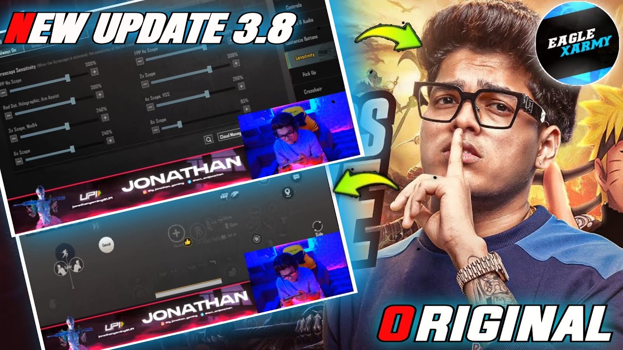 UPDATE 3.8 | JONATHAN SENSITIVITY | JONATHAN SENSITIVITY CODE ...
