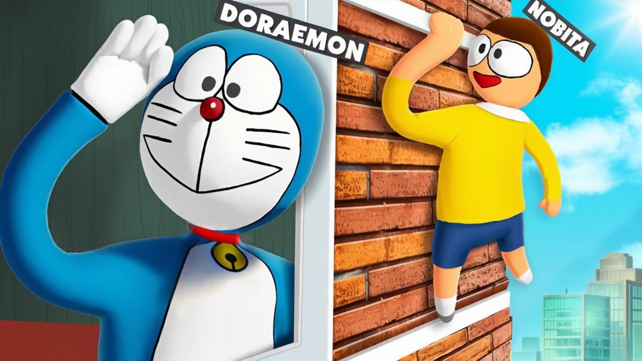 DORAEMON And NOBITA Playing Hide And Seek In HFF !!! - YouTube