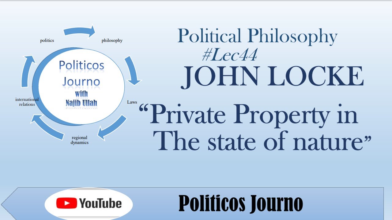 John Locke on Private Property in the State of Nature #Pol_Philosophy ...