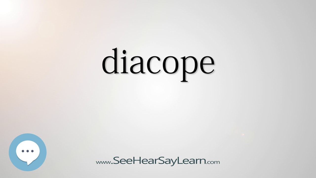 diacope - Smart & Obscure English Words Defined 🗣🔊 - YouTube