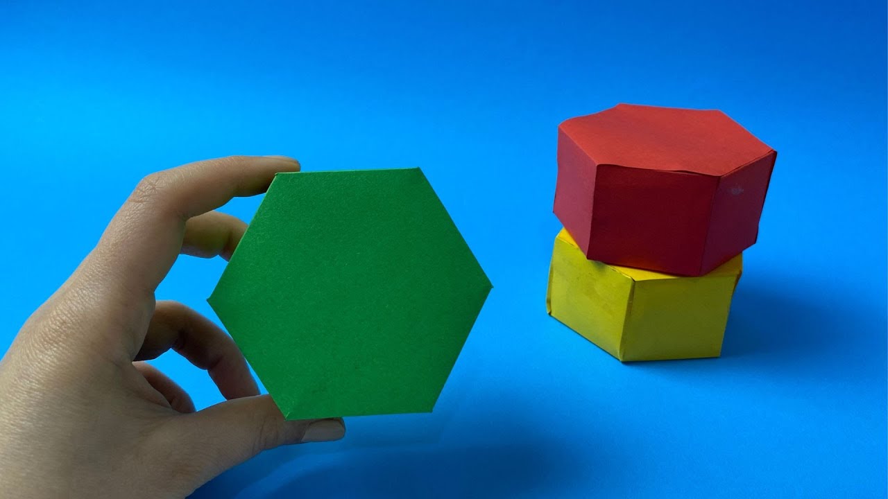 Como hacer un prisma hexagonal / Hexagonal prism DIY - YouTube