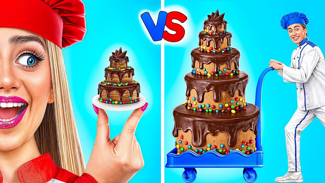 Uriaș vs Micut Provocare cu Alimente Multi DO Challenge - YouTube