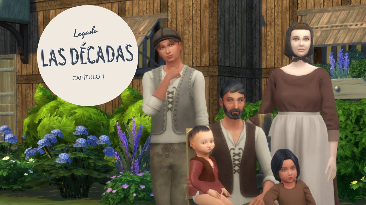 Los Sims 4 - Legado (Reto de las Décadas) - Cap. 01: Una cabaña con el ...