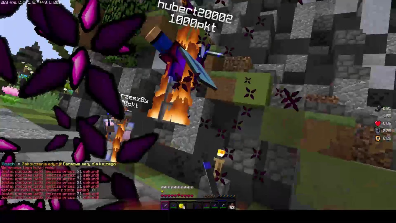 Minecraft PvP live ! Zapraszam | YEAR | - YouTube