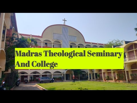 Madras Theological Seminary And College Chennai | South India Bible ...
