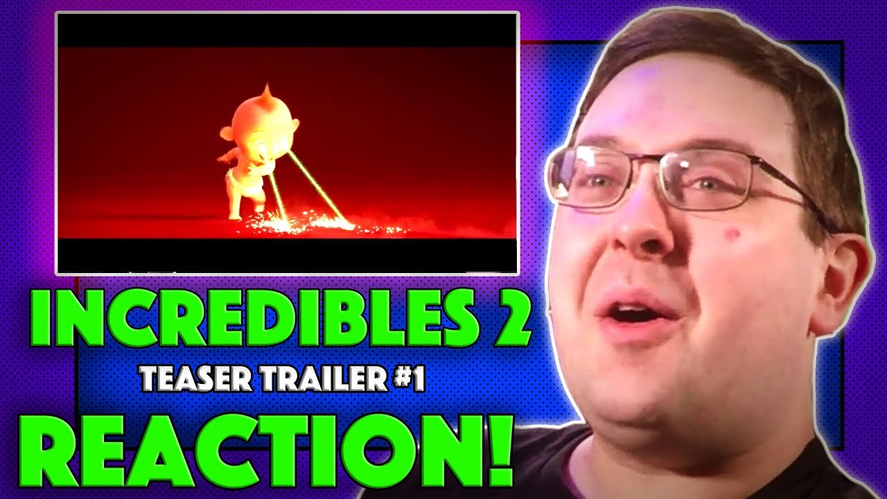 REACTION! Incredibles 2 Teaser Trailer #1 - Disney Pixar Movie 2018 ...