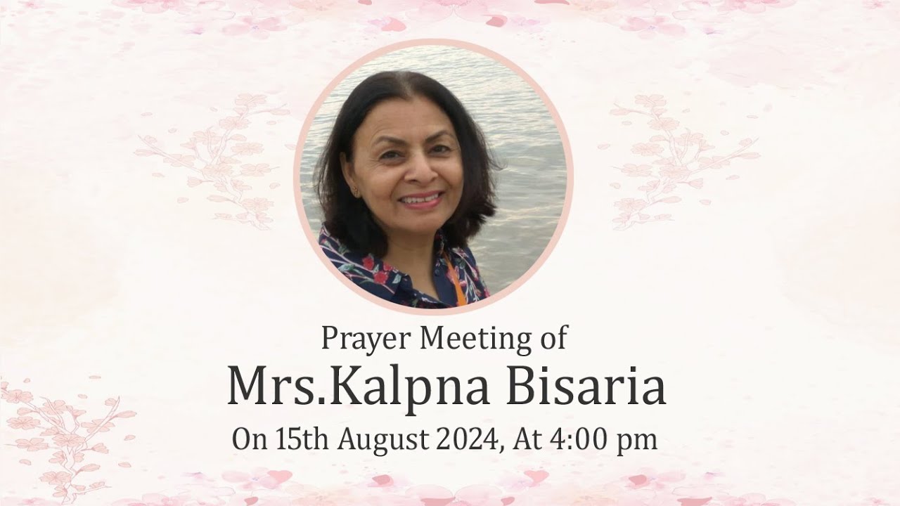 Prayer Meet of Mrs.Kalpna Bisaria - YouTube